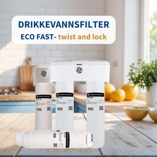 Eco Fast vannfilter | Fagbutikken for rent vann - alt innen vannfiltrering
